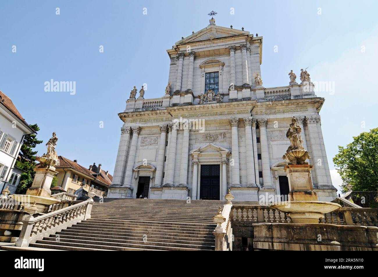 St. Ursus Cathedral, Ursenkathedrale, Solothurn, Switzerland Stock ...