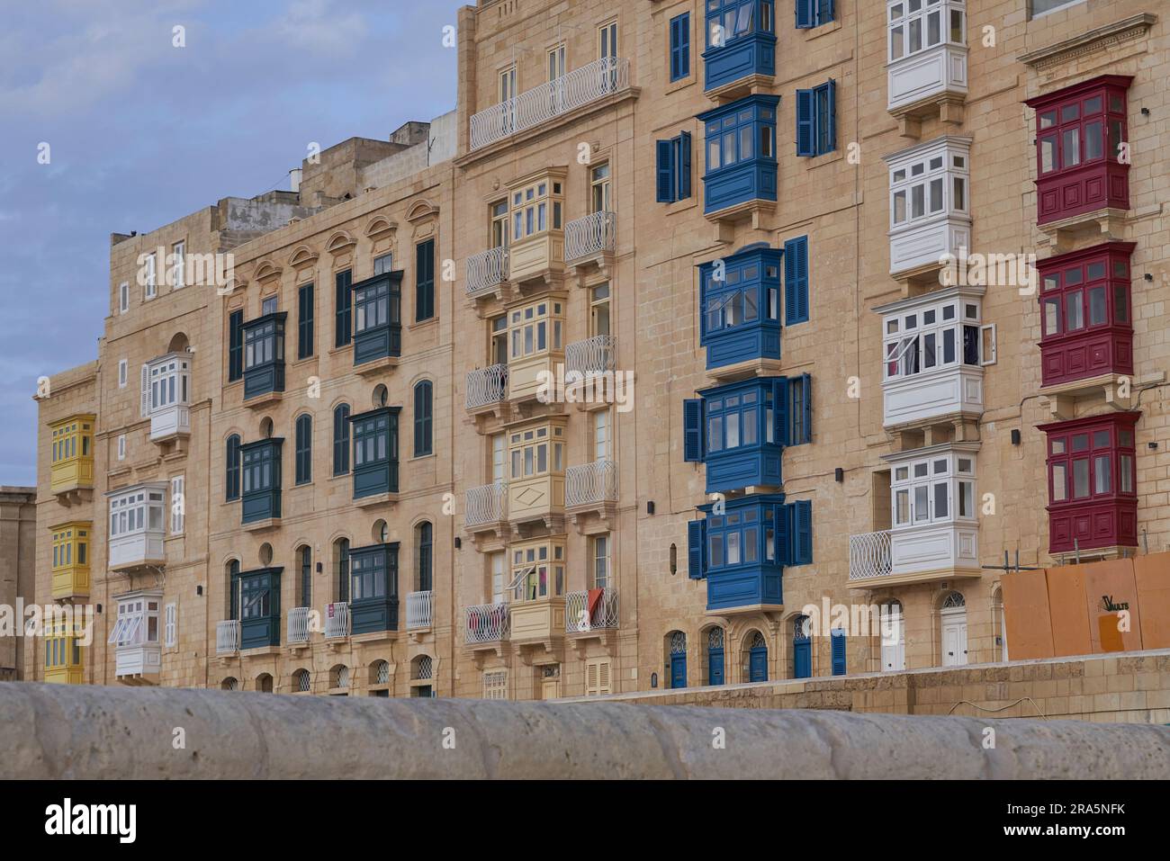 Historic buildings in the city of Valetta in Malta Stock Photo - Alamy