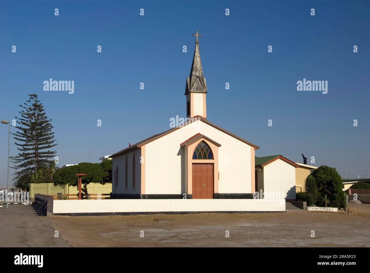 Rhenish Mission Church, Walvis Bay, Namibia, Walvis Bay Stock Photo - Alamy