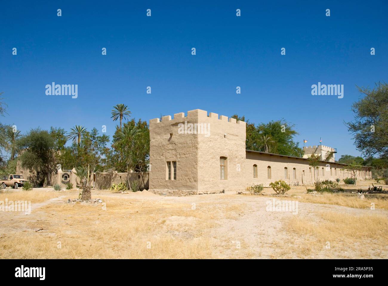 Old German Fort, Sesfontein, Namibia Stock Photo - Alamy