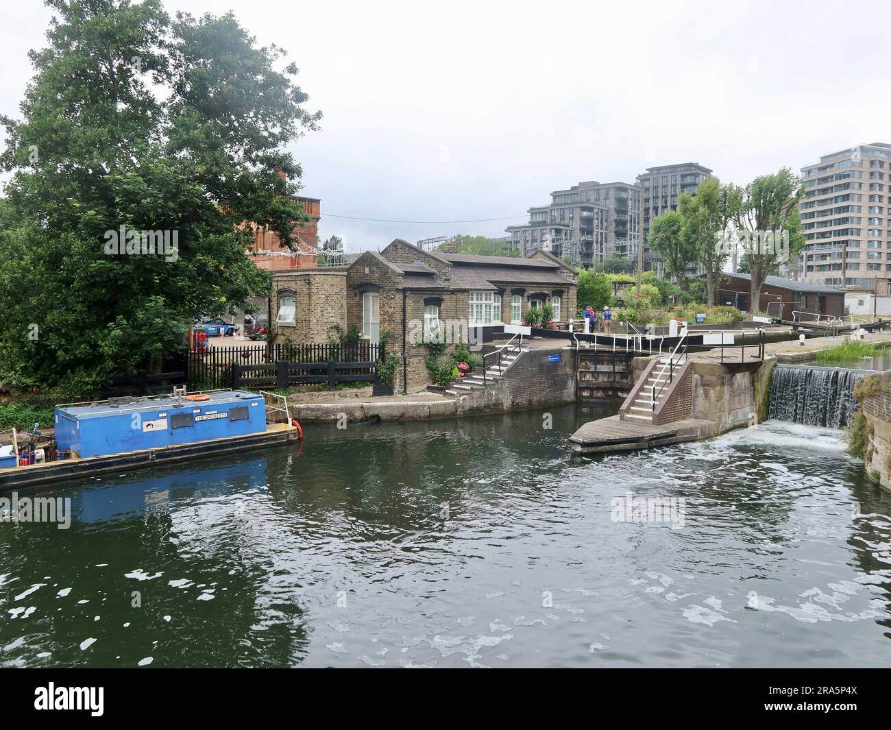 London, UK - June 2023 : St Pancras lock 4 Regents Canal Stock Photo ...