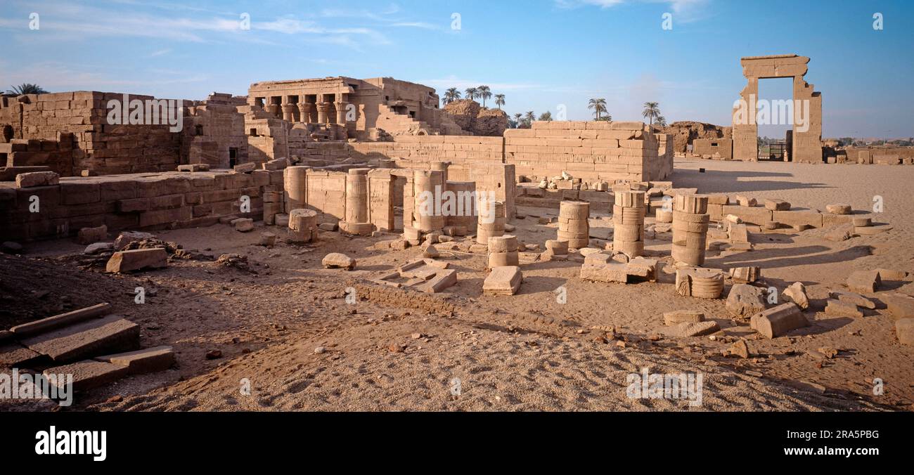 Temple of Hathor, Dendera, Egypt Stock Photo - Alamy