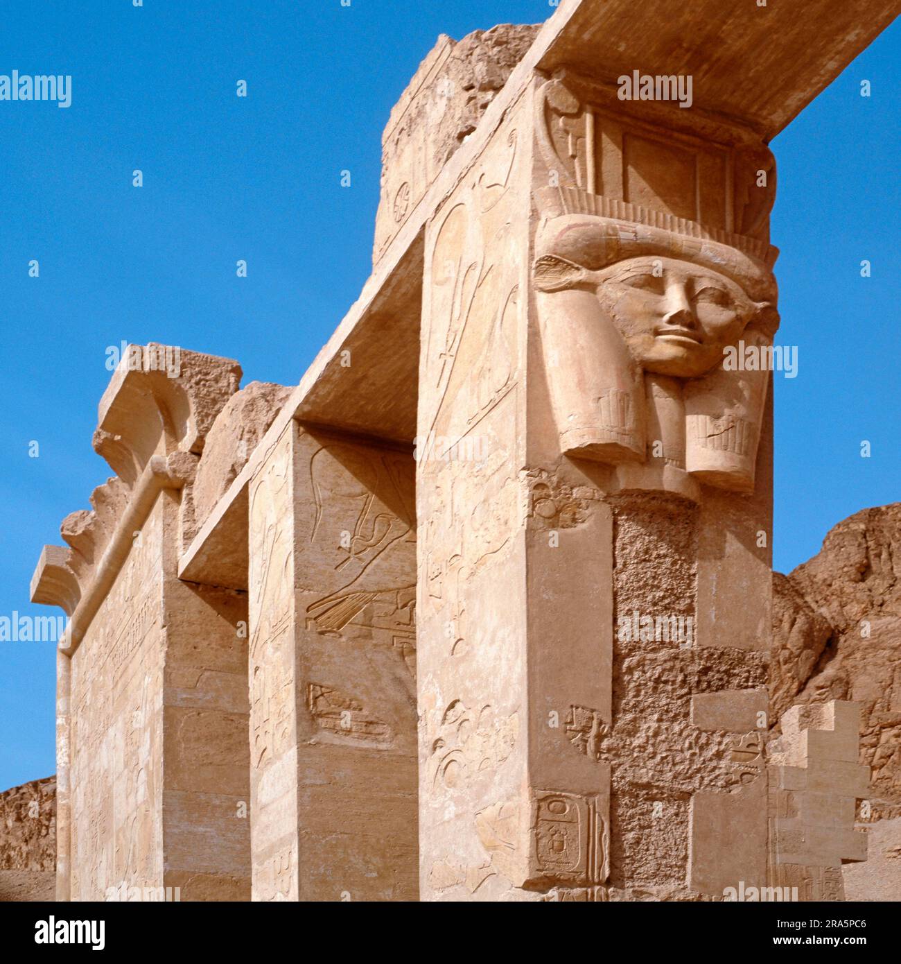 Portrait of Hatshepsut, cachette from Deir el-Bahari, tomb in ...