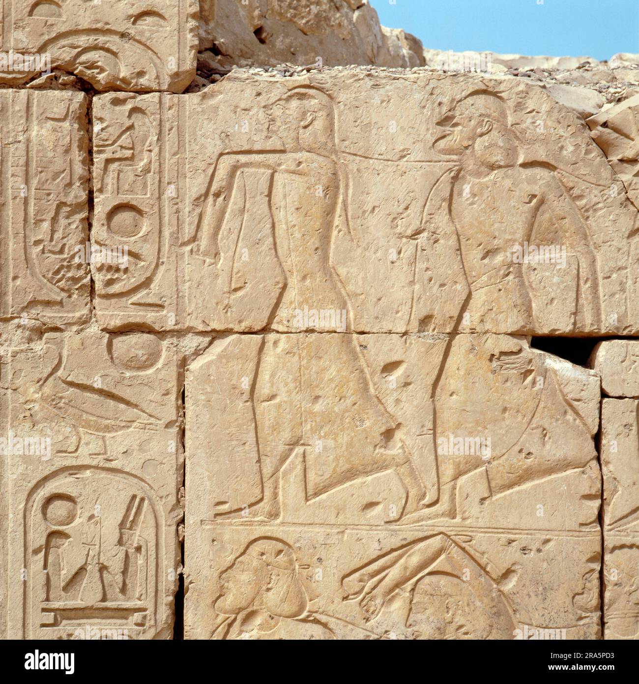 Relief, Temple Sethos, Abydos, Egypt IRelief, Temple Sethos I, Abydos ...