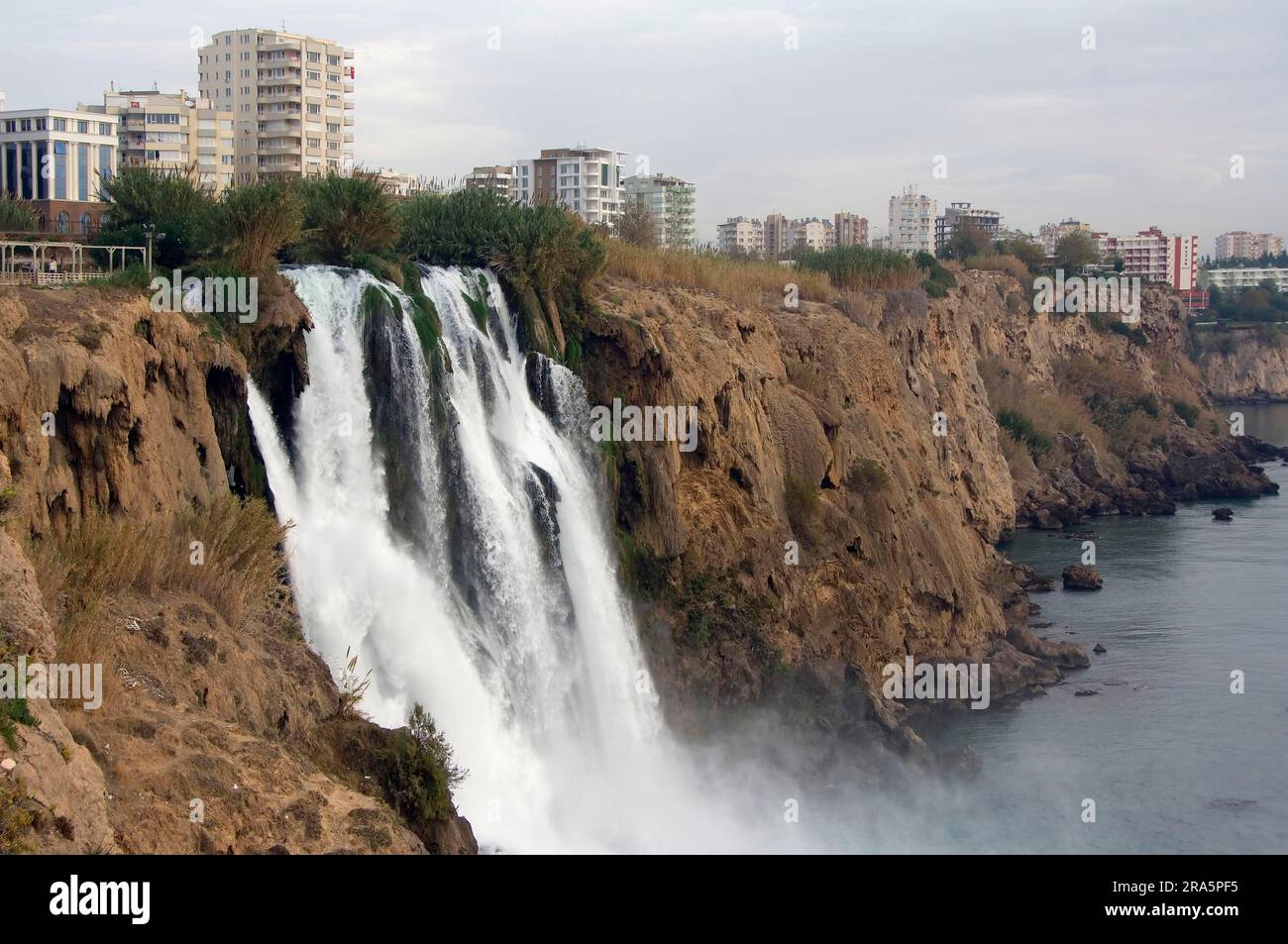 Waterfall, Karpuzkaldiran, Antalya, Turkish Riviera, Turkey Stock Photo ...