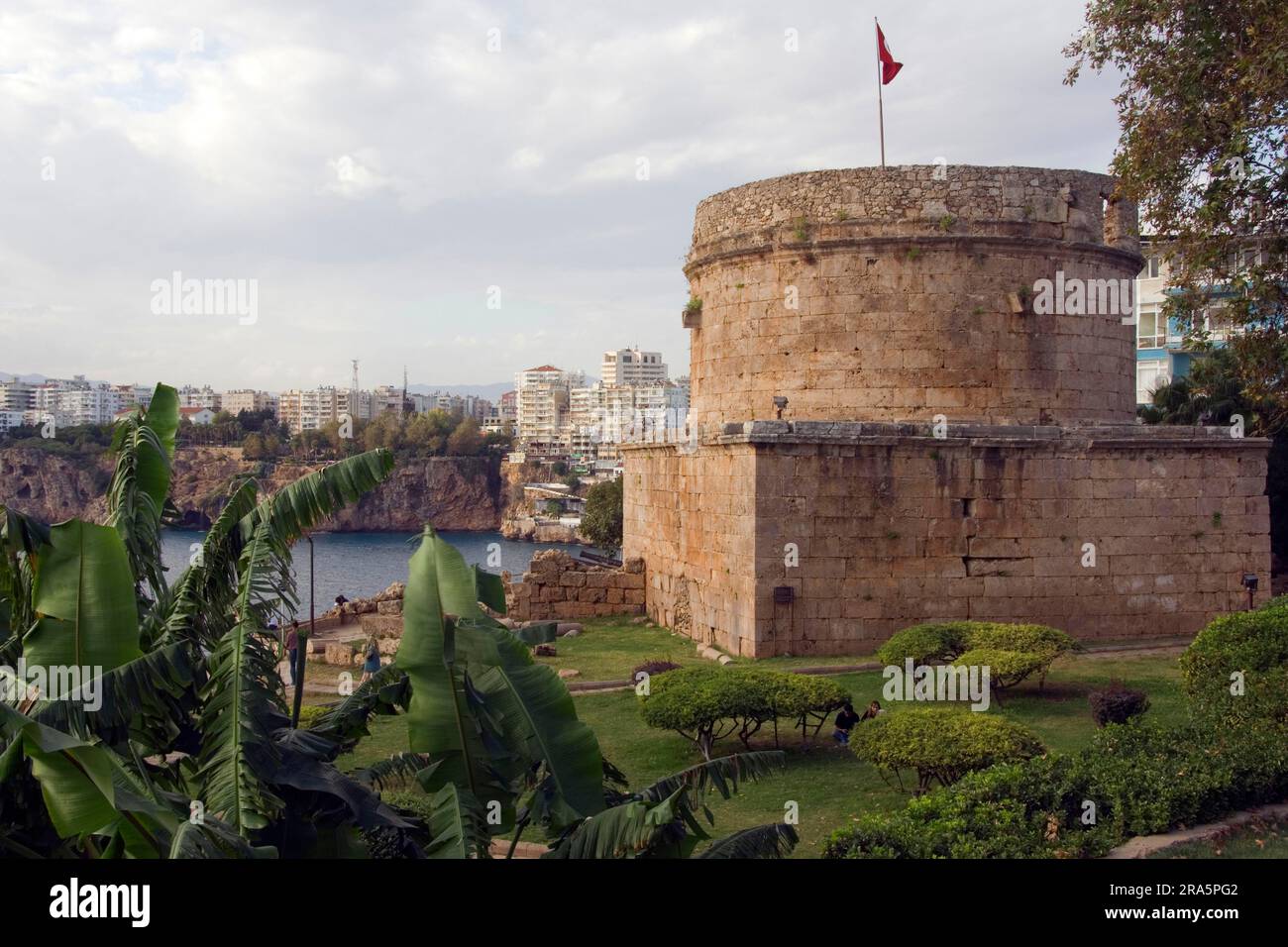 Citadel Tower, Antalya, Turkey, Hidirlik Kulesi, defence defence tower ...