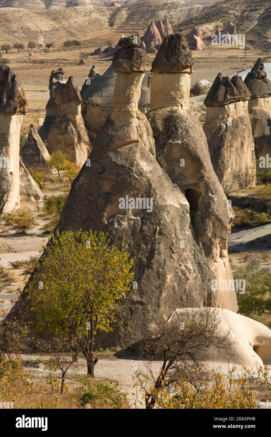 Tufa Formation and Fairy Chimneys, Goereme, Goereme National Park ...