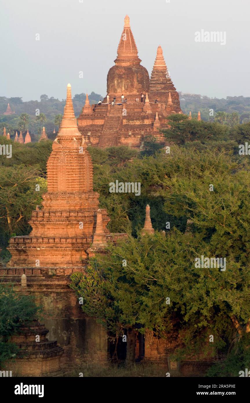 Pagodas and temples of Bagan, Burma, Pagan, Myanmar Stock Photo - Alamy