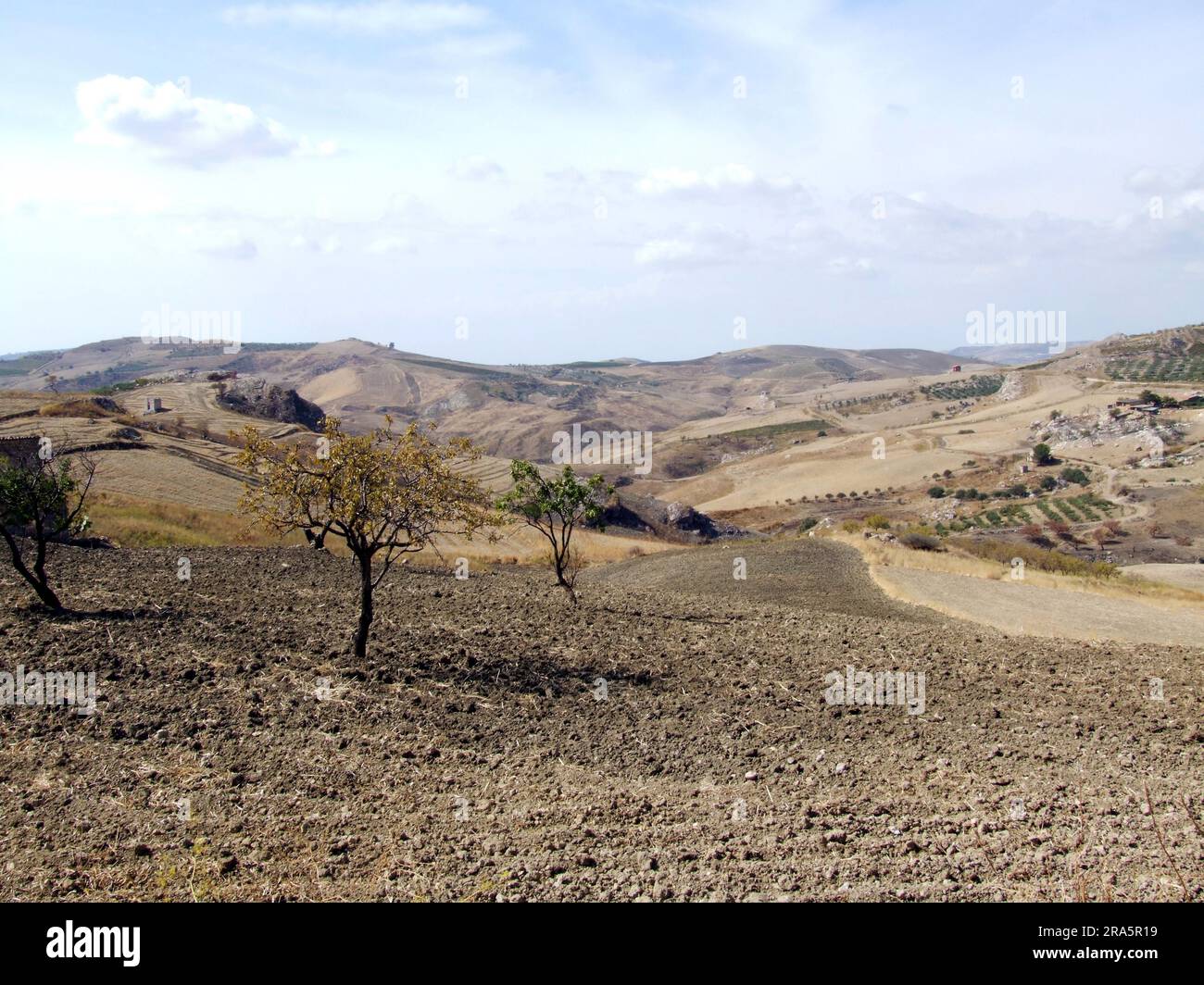 Landscape between Ribera and Cianciana, Agrigento, Sicily, Italy Stock ...