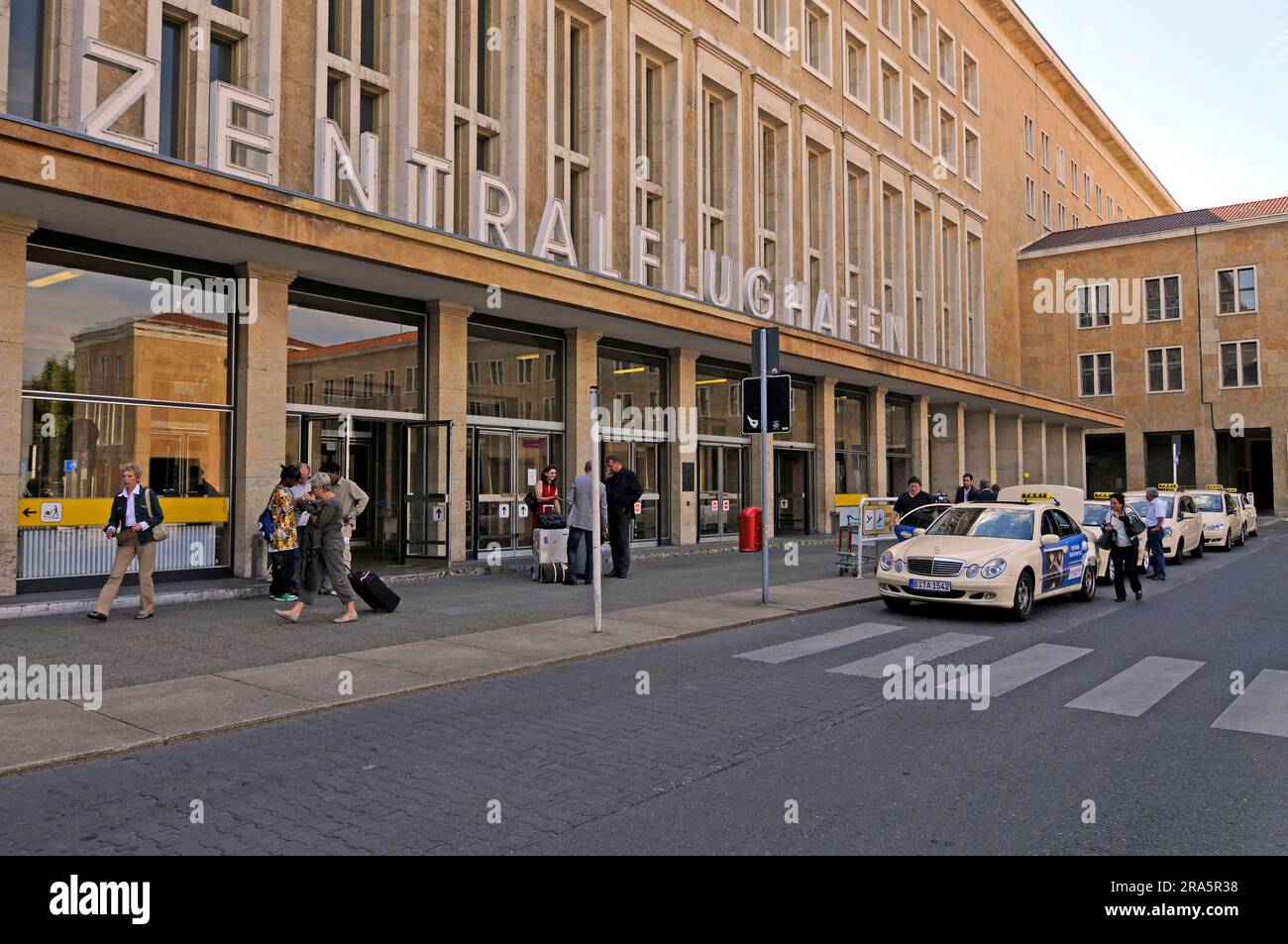 Entrance, Tempelhof Airport, Berlin, Germany, Central Airport Stock ...