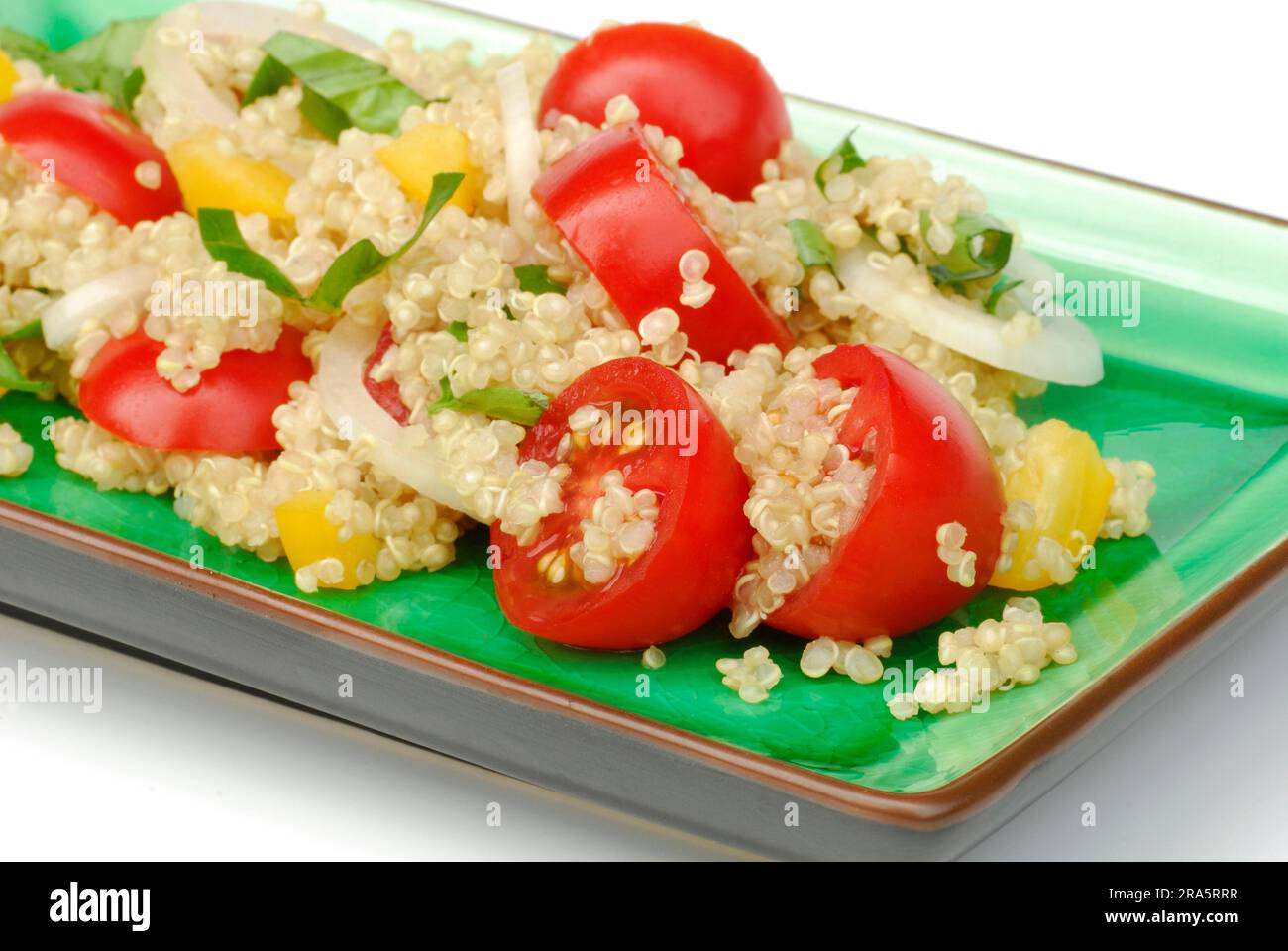 Quinoa salad with tomatoes, Quinoa (Chenopodium quinoa) Inca grain ...