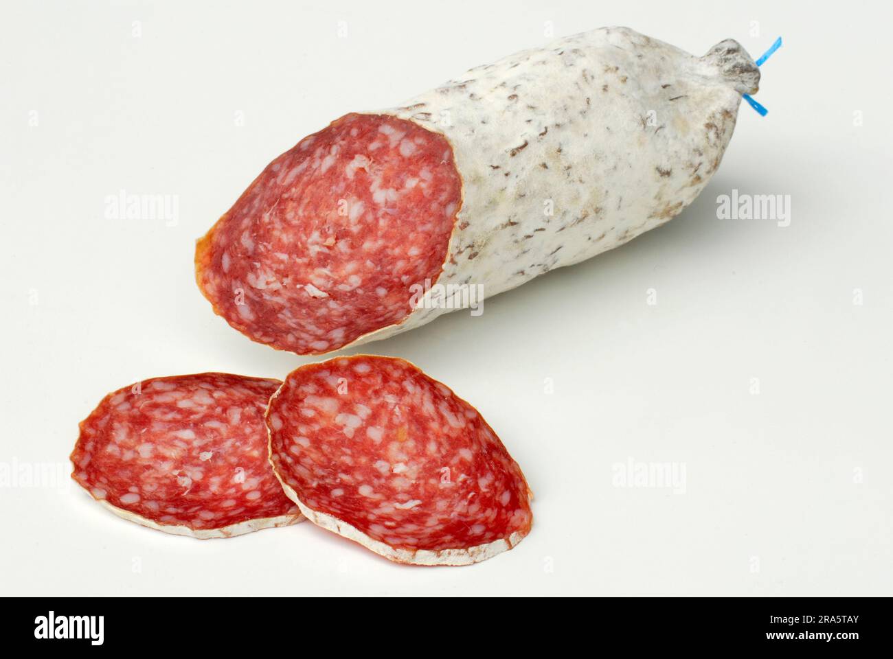Italian salami, sausage, long-life sausage Stock Photo - Alamy