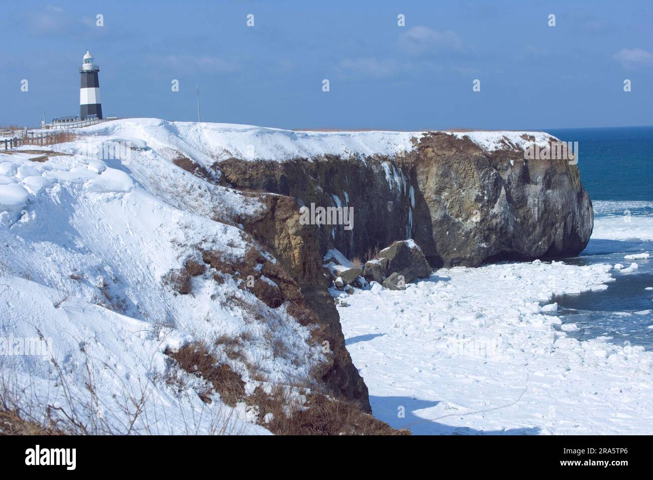 Lighthouse, Cape Notoro, Hokkaido, Cape Notoro, Japan Stock Photo - Alamy