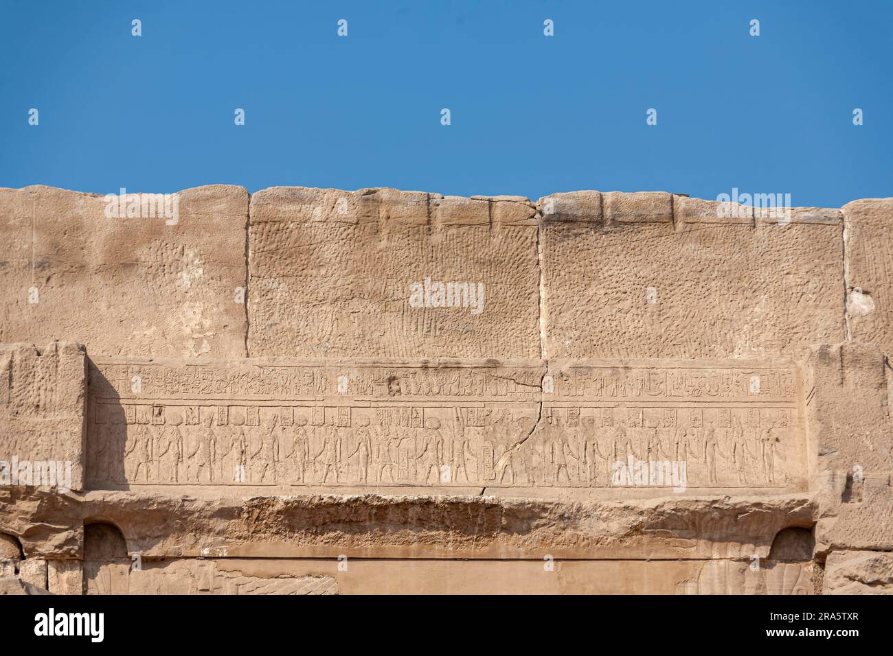 Relief, Temple complex Dendera Stock Photo - Alamy