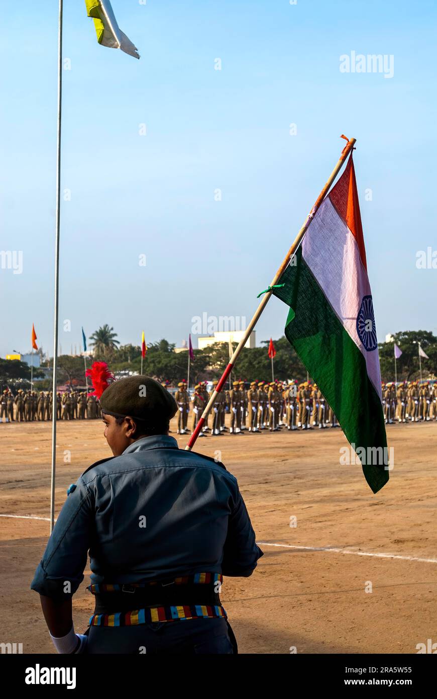 Republic day celebration at Coimbatore, Tamil Nadu, India Stock Photo ...