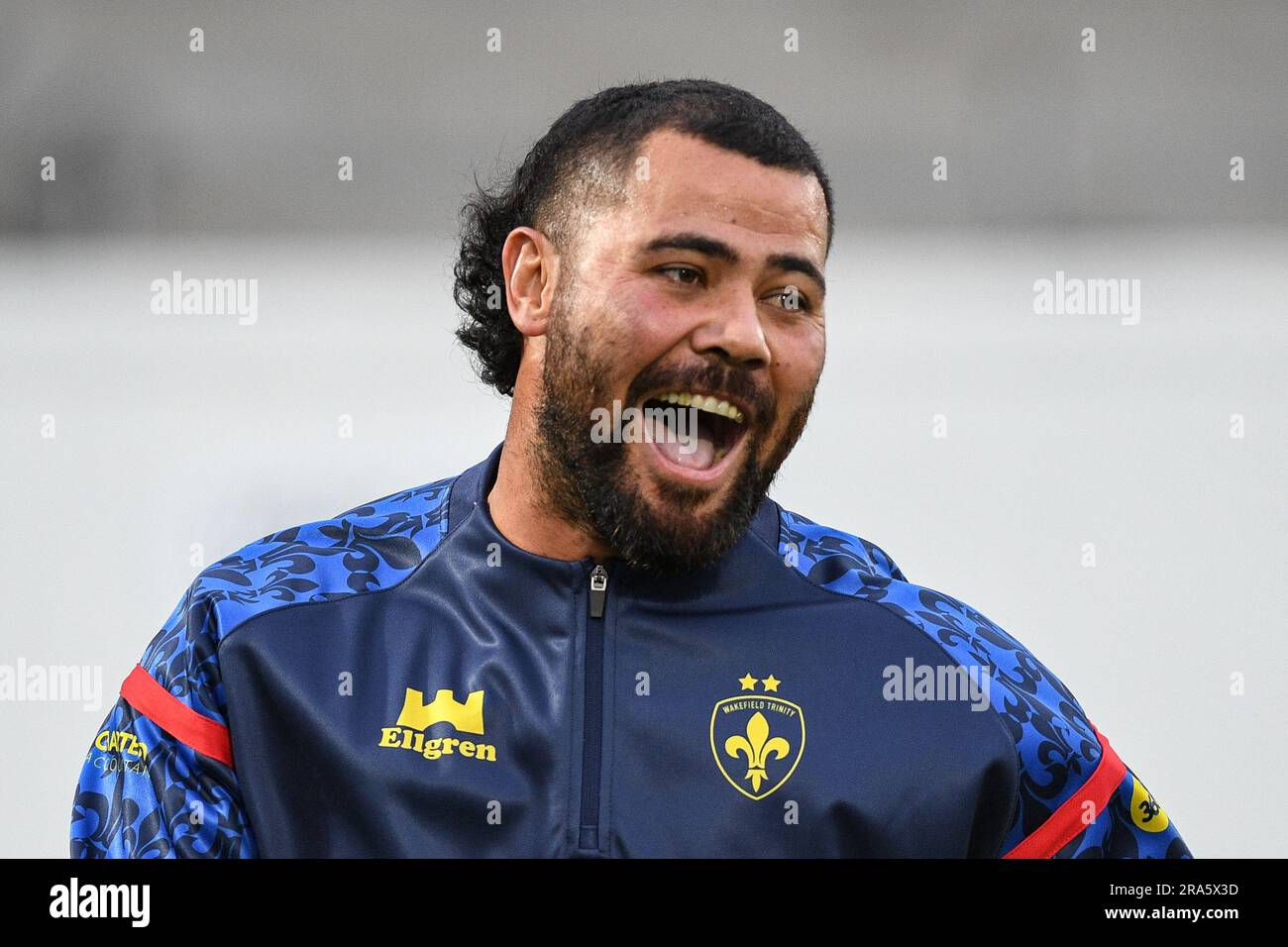 Wakefield, England - 23rd June 2023 - Wakefield Trinity's David Fifita ...
