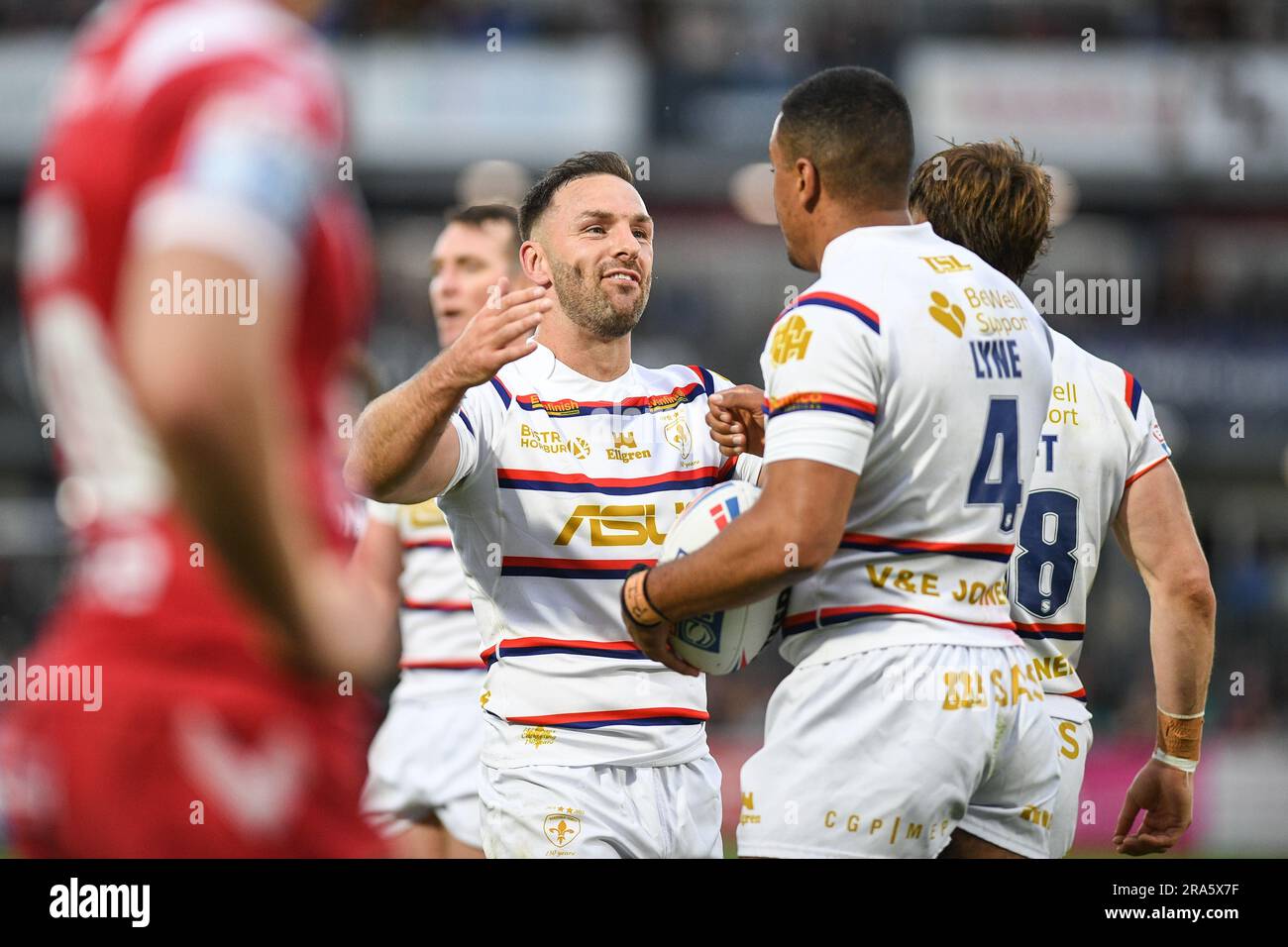 Wakefield, England - 23rd June 2023 - Wakefield Trinity's Luke Gale ...