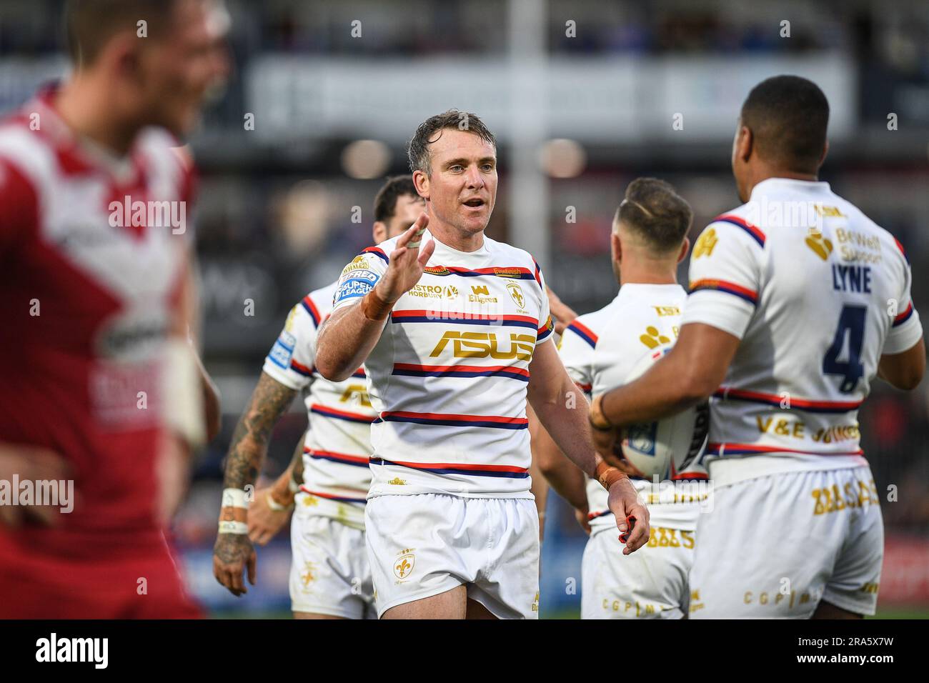 Wakefield, England - 23rd June 2023 - Wakefield Trinity's Matty Ashurst ...