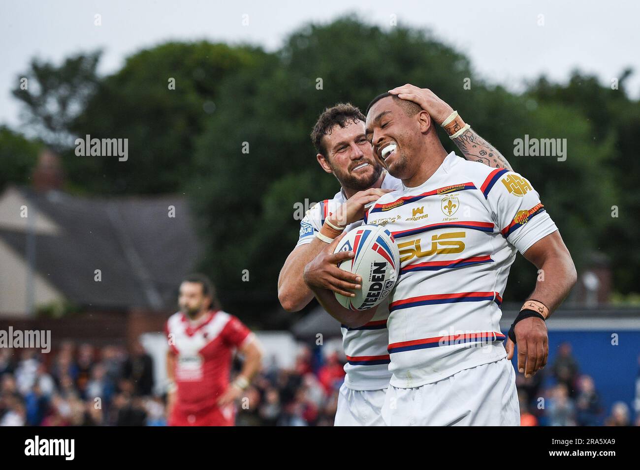 Wakefield, England - 23rd June 2023 - Wakefield Trinity's Jay Pitts ...