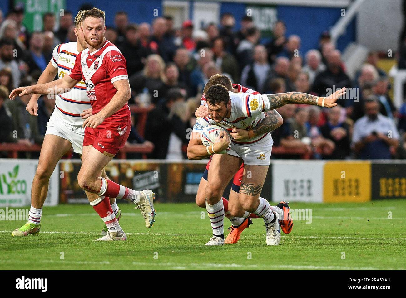 Wakefield, England - 23rd June 2023 - Wakefield Trinity's Jay Pitts in ...