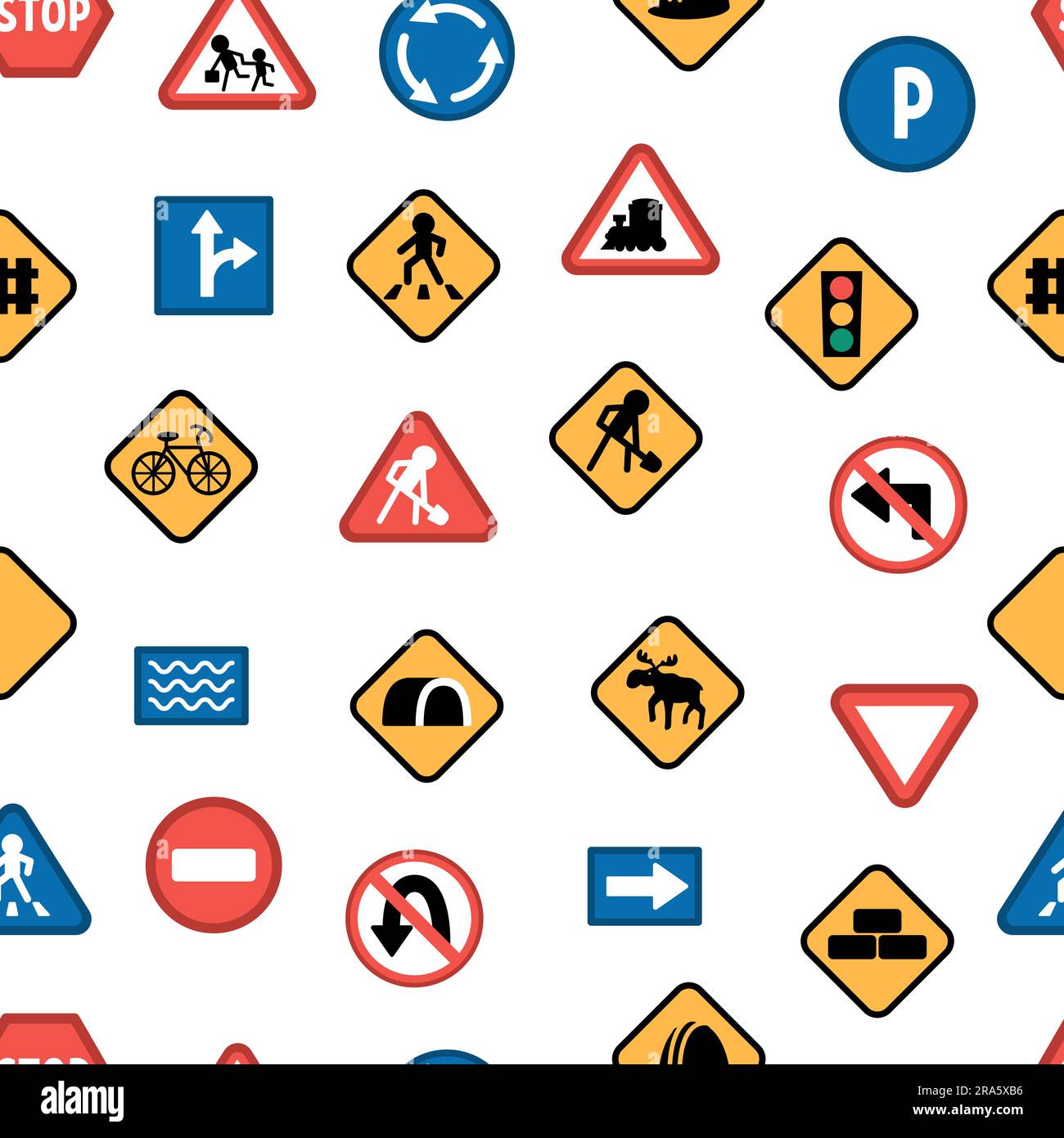 Zebra traffic signs Stock Vector Images - Alamy