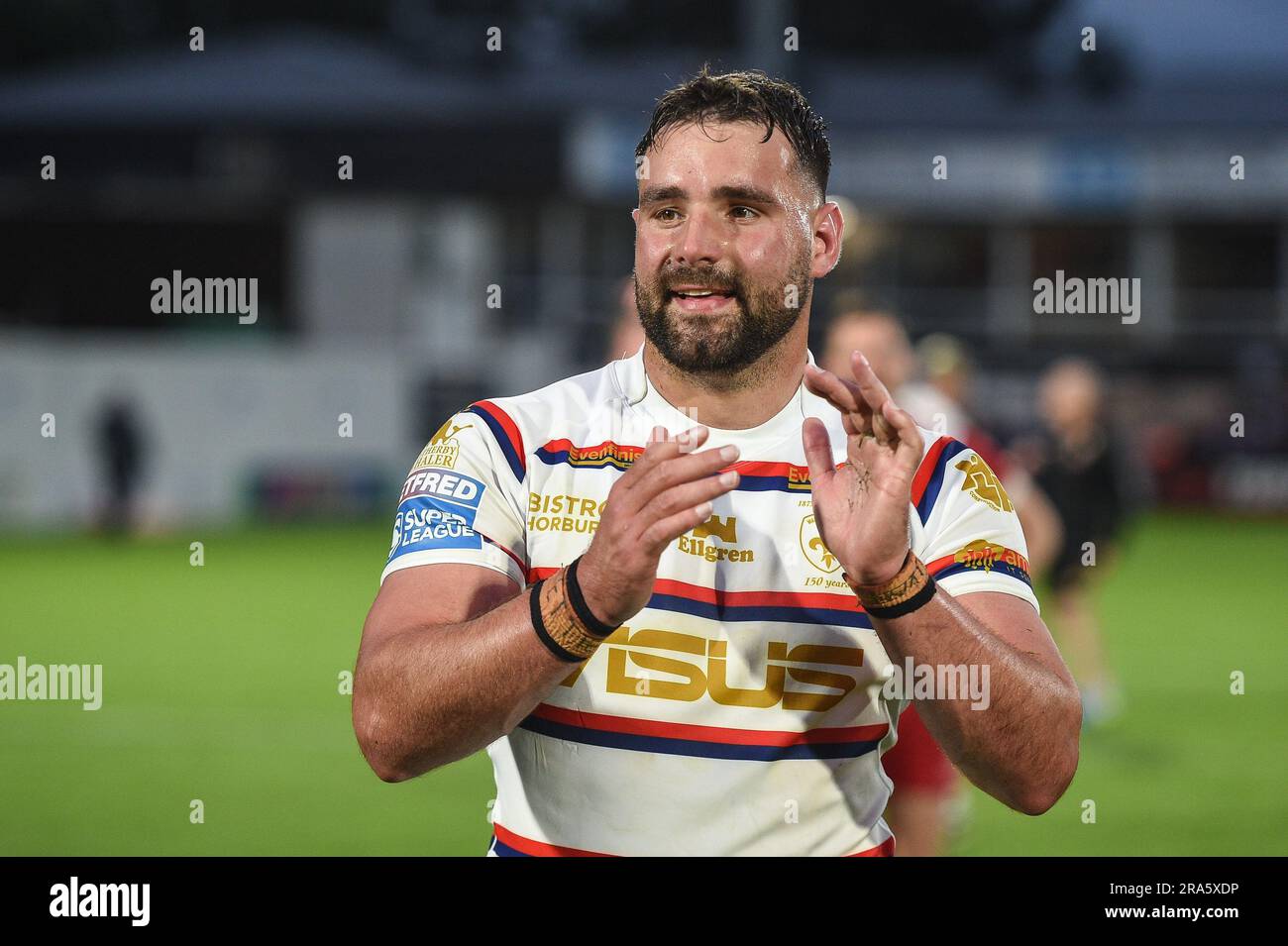 Wakefield, England - 23rd June 2023 - Wakefield Trinity's Josh Bowden ...