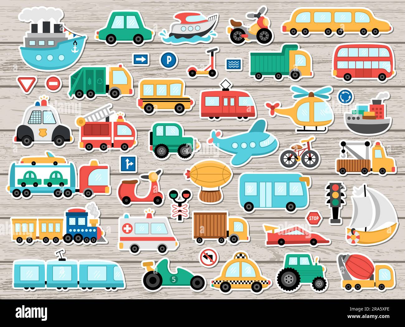 Big vector transportation stickers set. Transport patch icons ...
