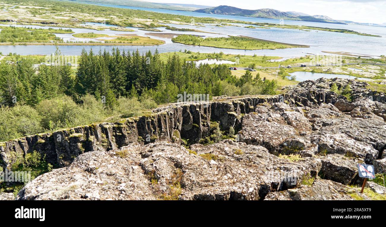 tectonic plates Iceland Stock Photo - Alamy