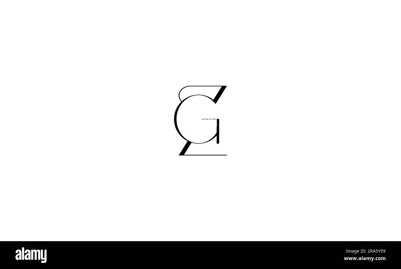 Gz monogram logo design with Cut Out Stock Images & Pictures - Alamy