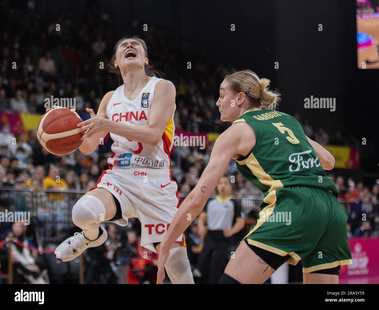 Sydney, Australia. 1st July, 2023. Darcee Garbin (R) of Australia ...