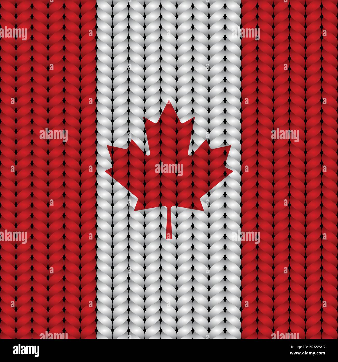 Canada flag texture on Stock Vector Images - Alamy