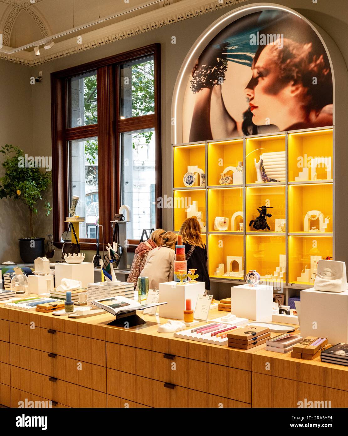 The gift shop in The National Portrait Gallery, London reopened 2023 ...