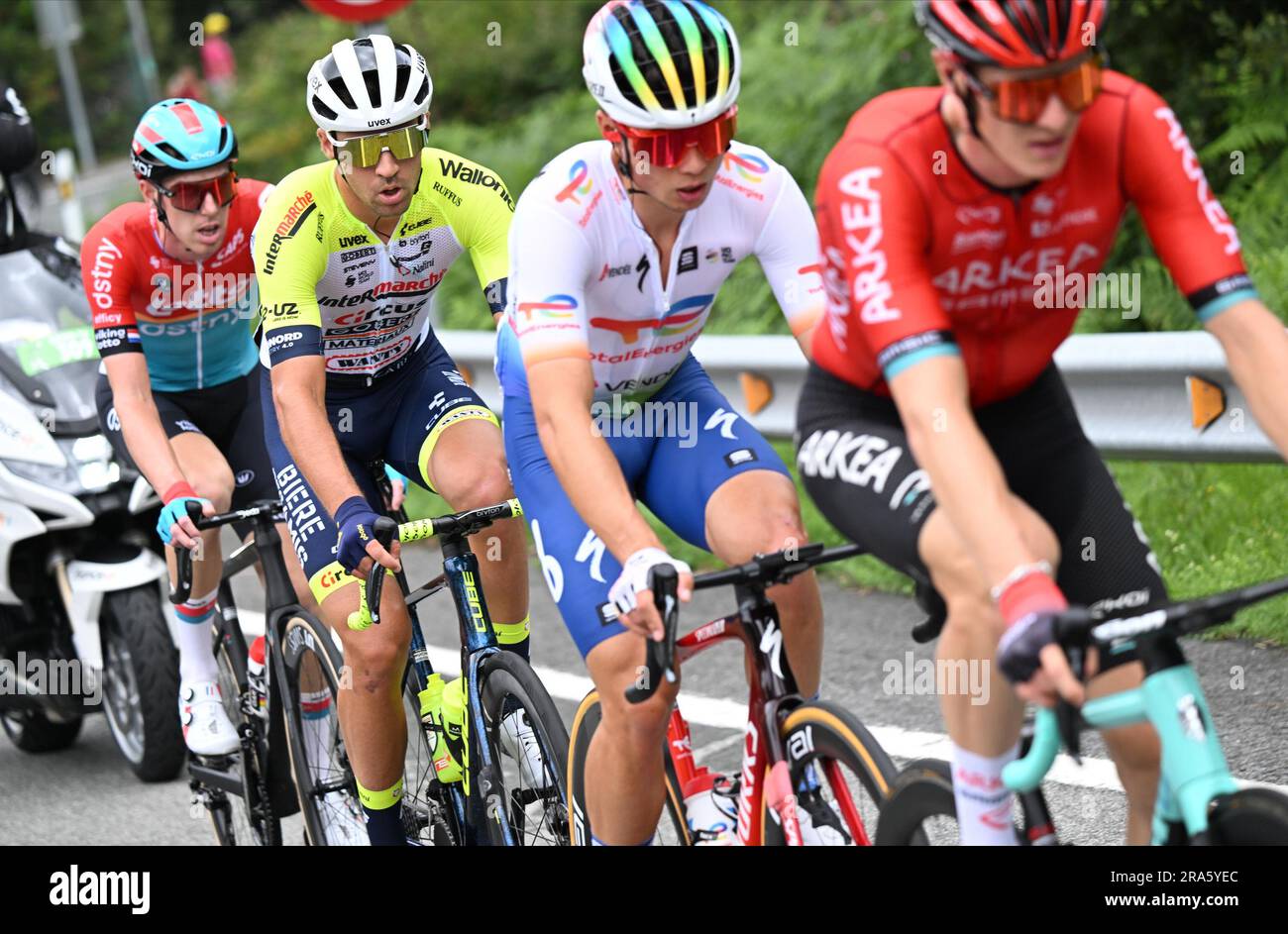 Bilbao, Spain. 01st July, 2023. Dutch Pascal Eenkhoorn of Lotto DSTNY ...