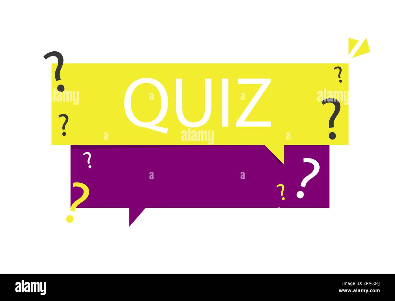 Signs for quiz Cut Out Stock Images & Pictures - Alamy