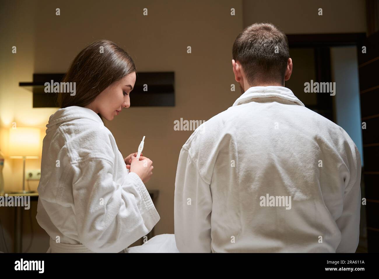 Wait pregnancy test hi-res stock photography and images - Alamy