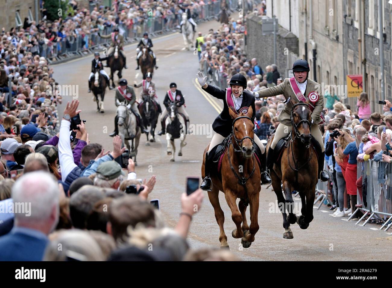 Galashiels, UK. 01st July, 2023. Braw Lads' Day Saturday 1st July 2023 ...