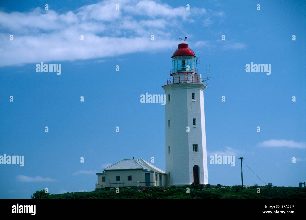 Lighthouse, Danger Point Peninsula, South Africa Stock Photo - Alamy
