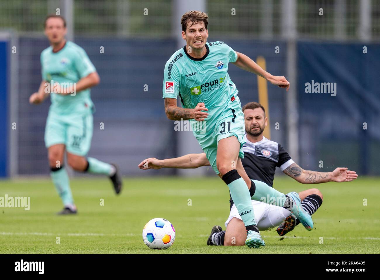 Paderborn, Germany. 01st July, 2023. Soccer: Test match, SC Paderborn ...