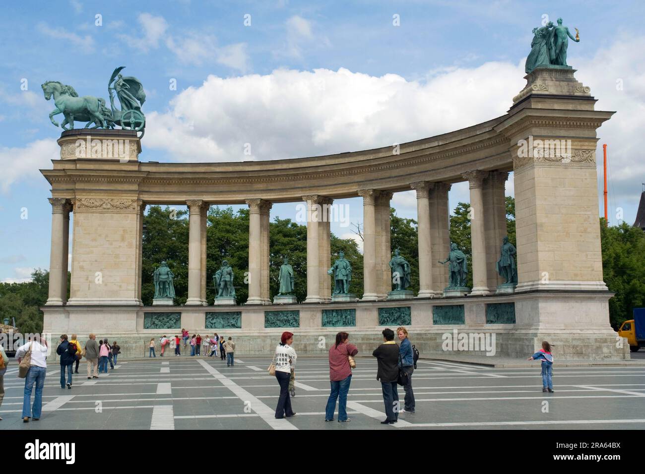Millennium Monument, National Monument, Heroes' Square, Budapest ...