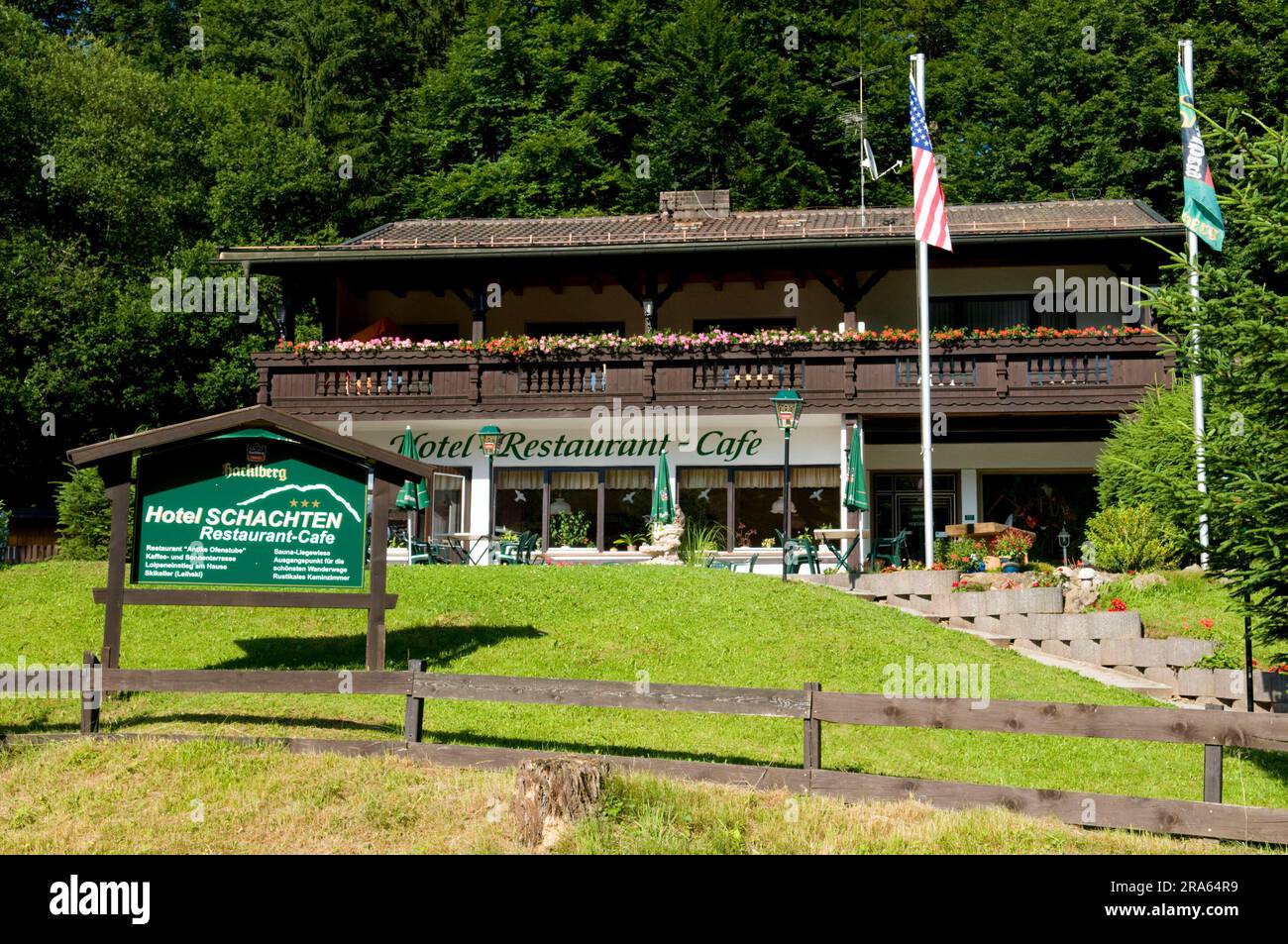 Hotel Schachten, Lindberg, Bavarian Forest National Park, Bavaria ...