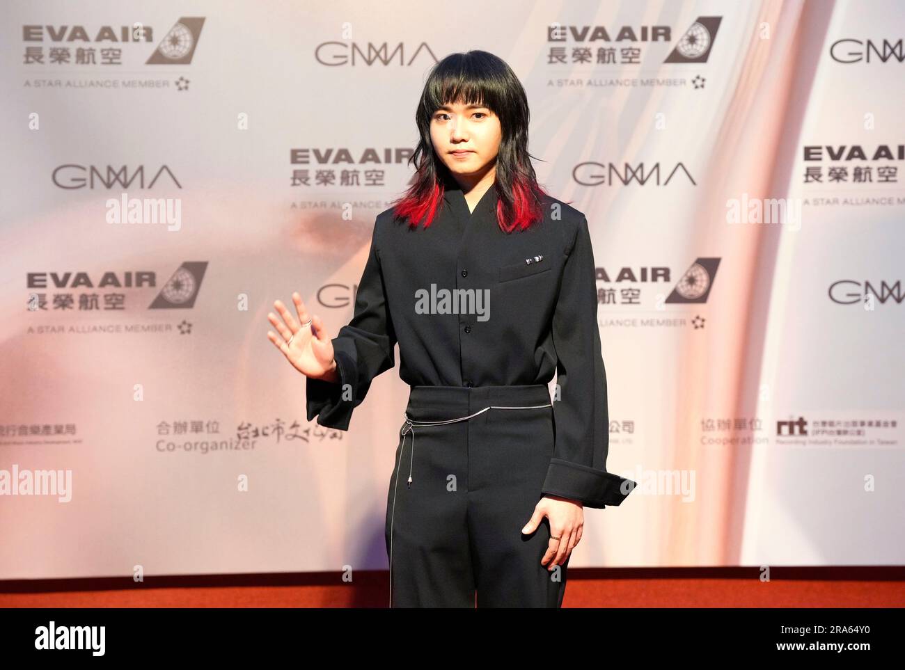 Taiwanese singer Chih Siou poses for a photo at the 34th Golden Melody ...