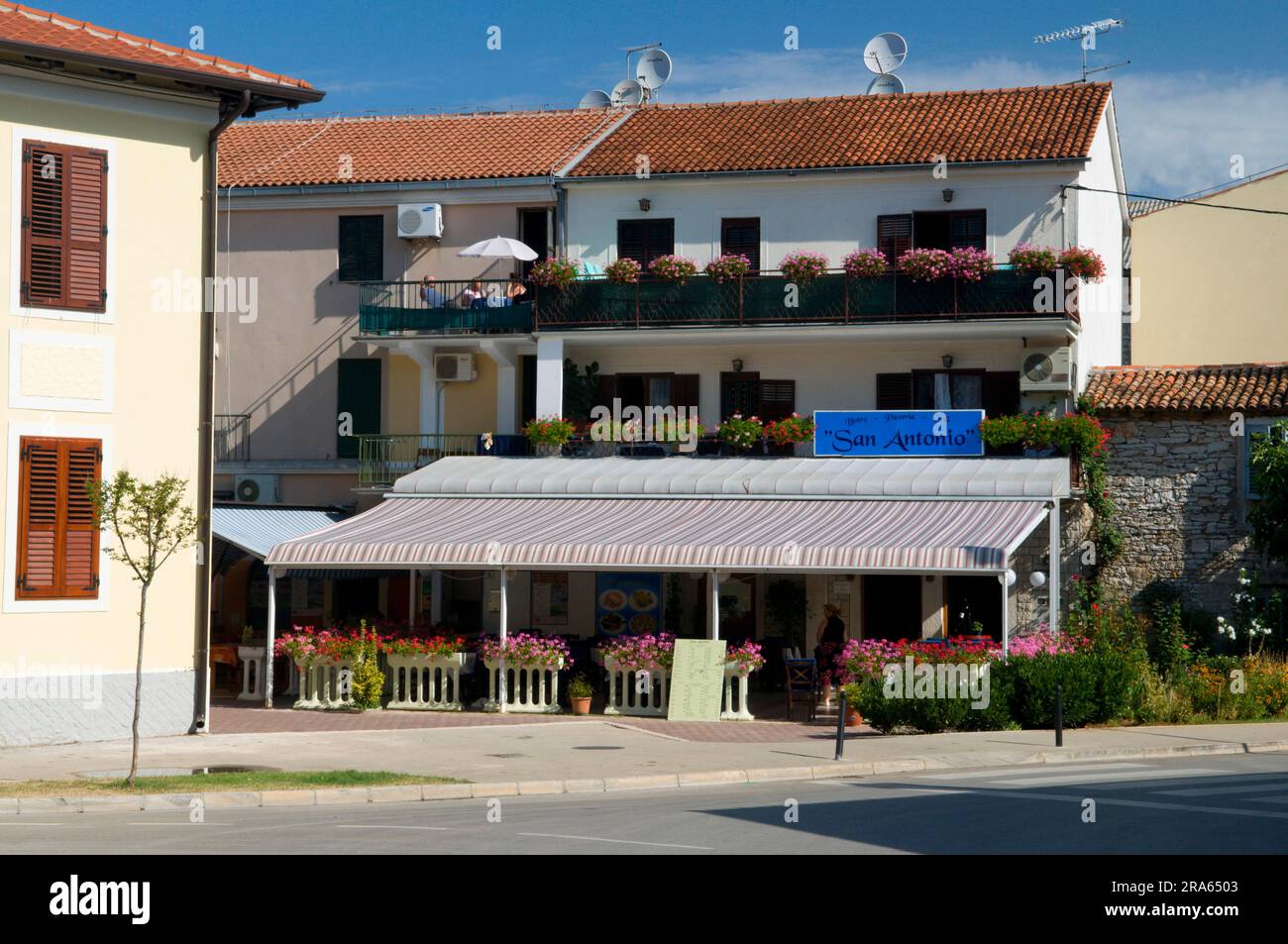 San Antonio Inn, Old Town, Novigrad, Istria, Croatia Stock Photo - Alamy