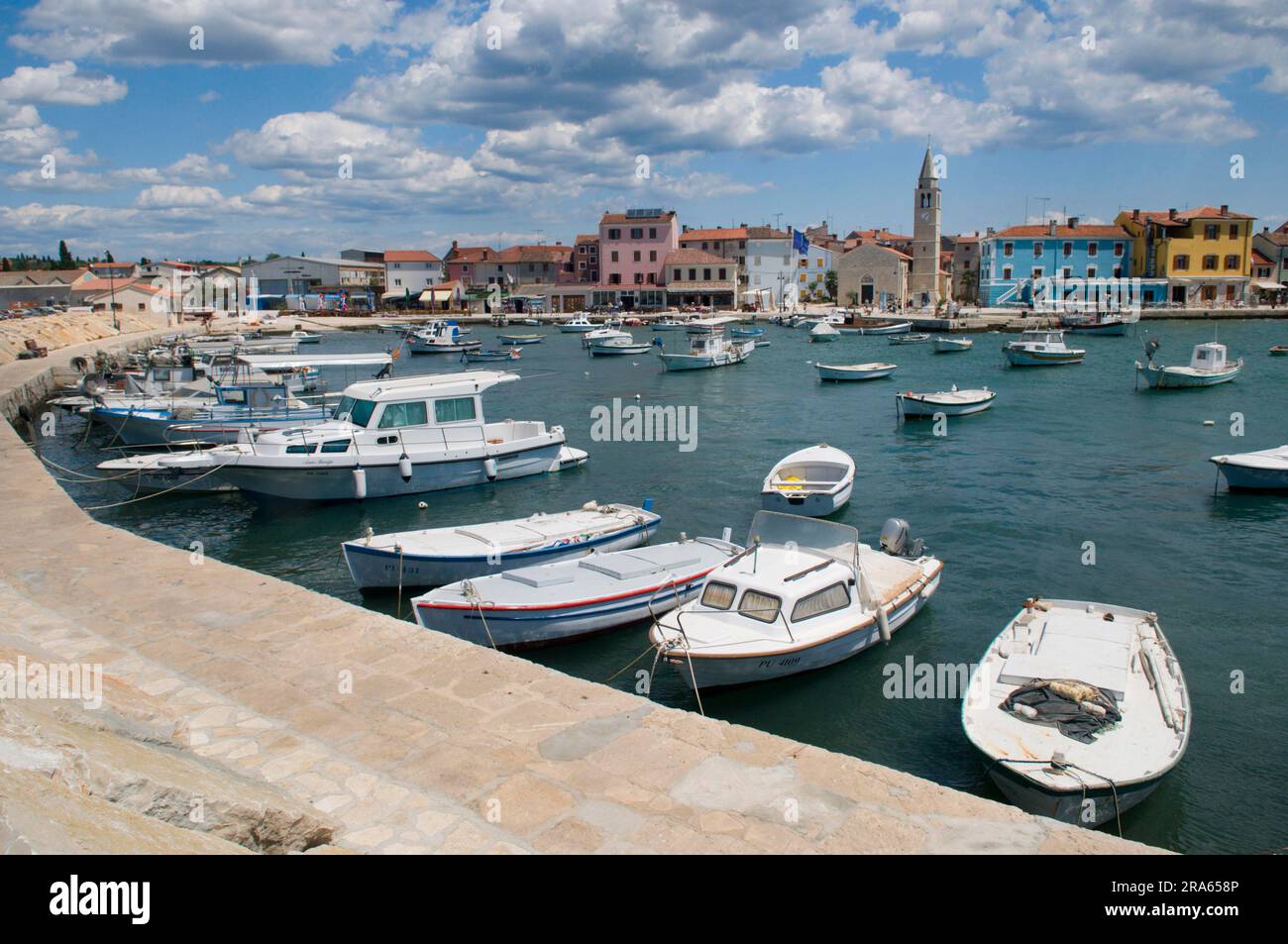 Fishing harbour, Fazana, Istria, Croatia Stock Photo - Alamy