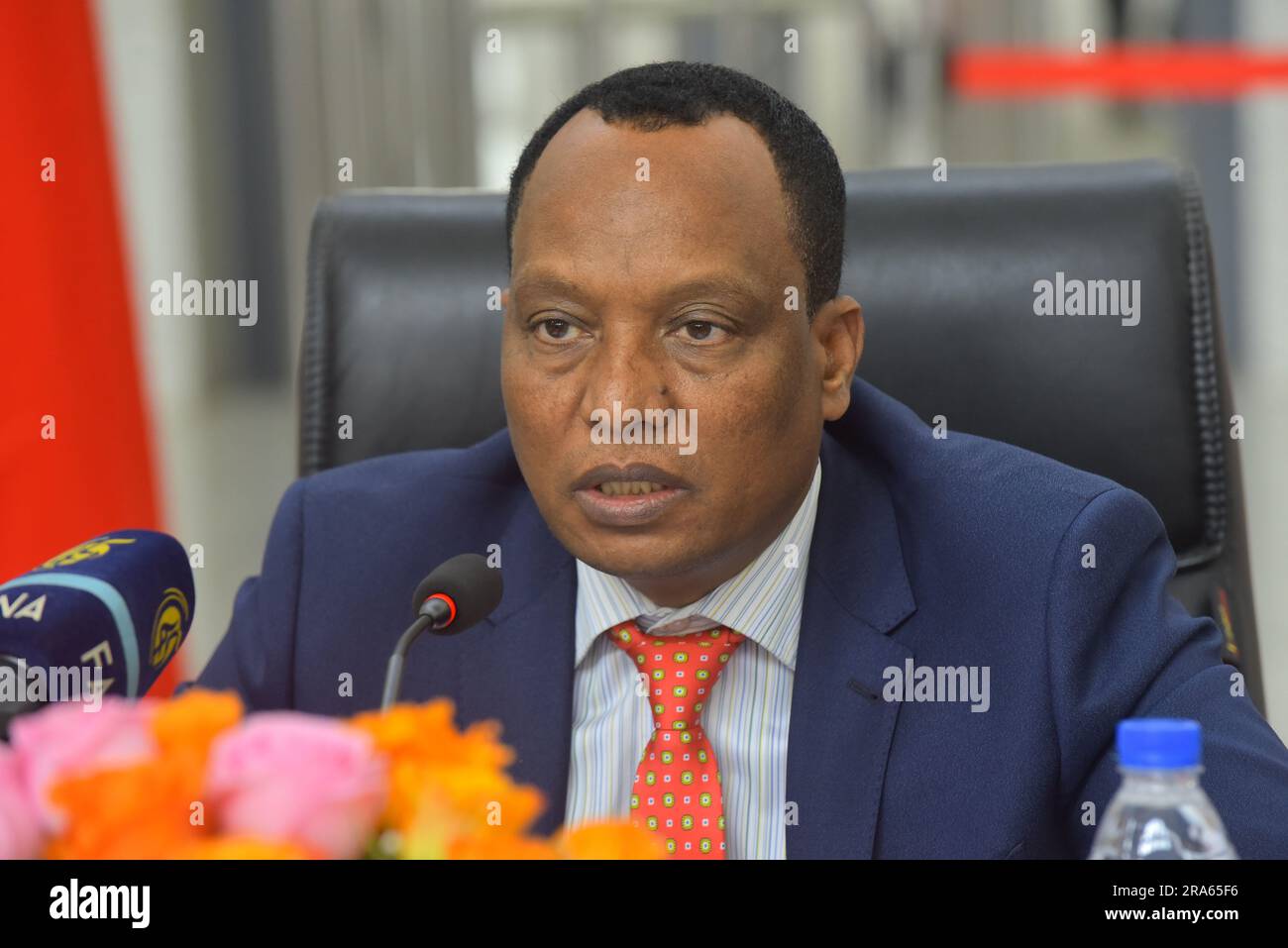 Addis Ababa, Ethiopia. 30th June, 2023. Ethiopian Minister of Transport ...