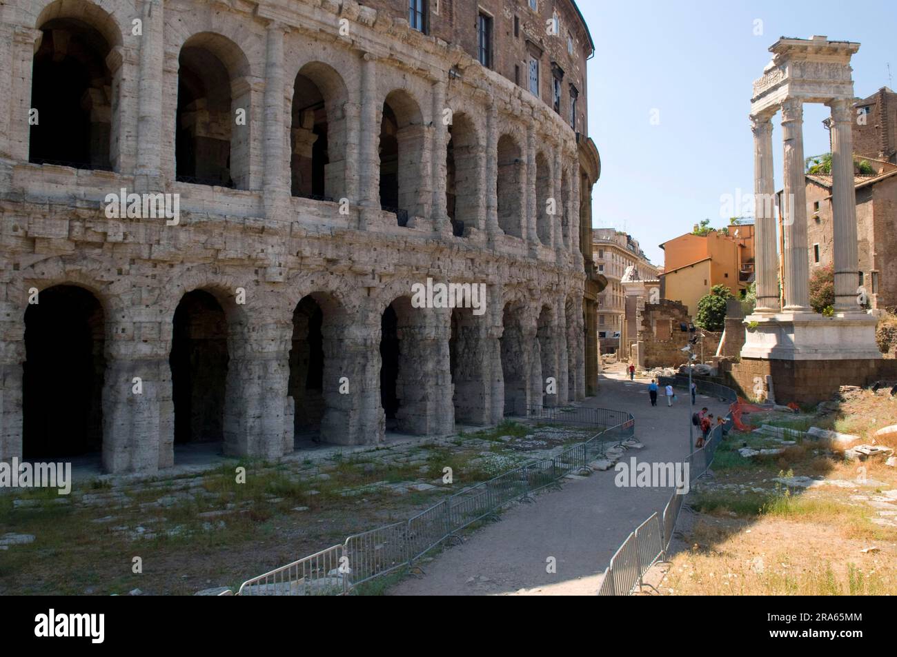 Theatre of Marcellus and Temple of Apollo, of Sosius, vegetable market ...