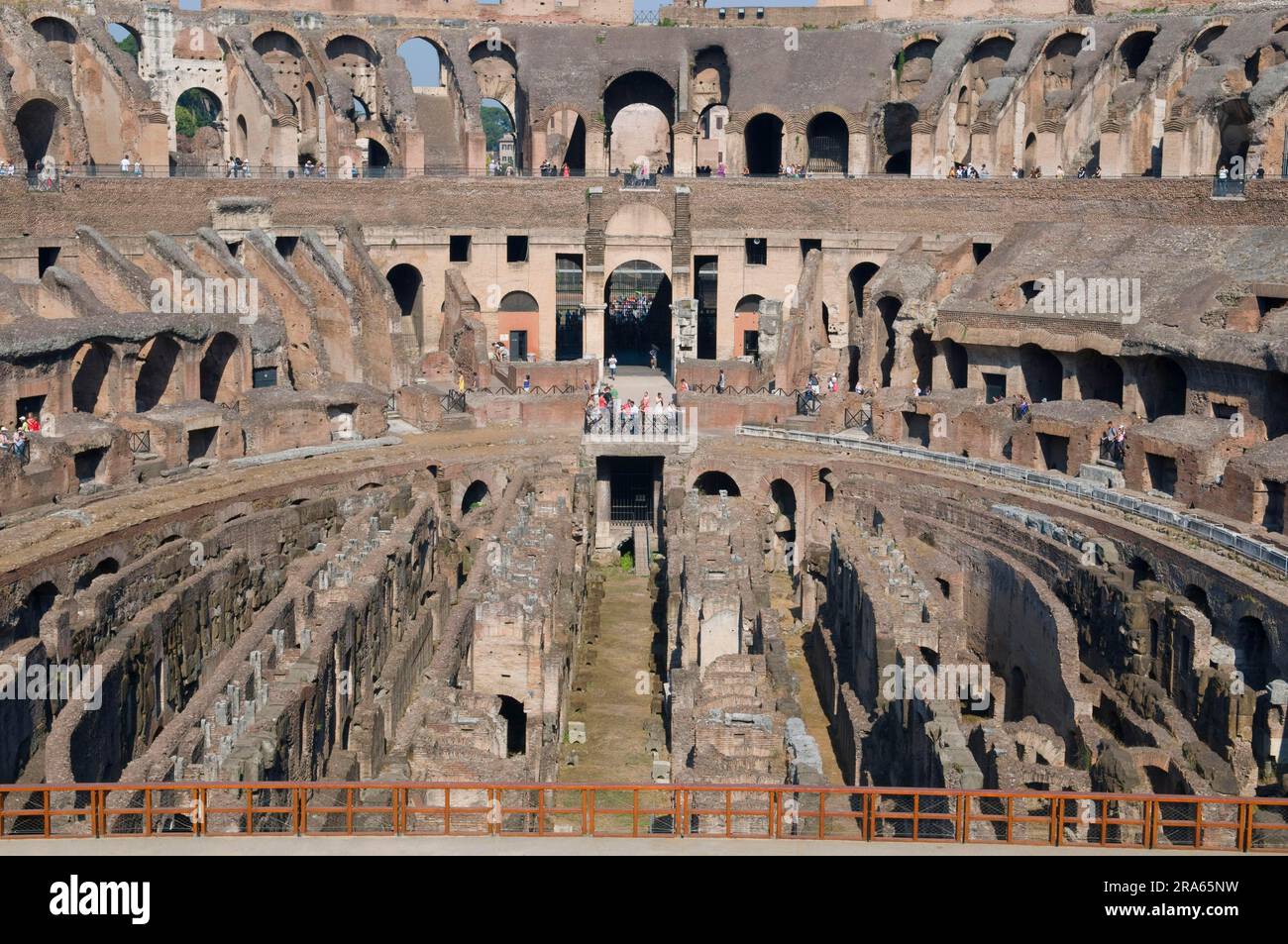 Interior of the Colosseum, Rome, Lazio, Italy, Amphitheatre Stock Photo ...
