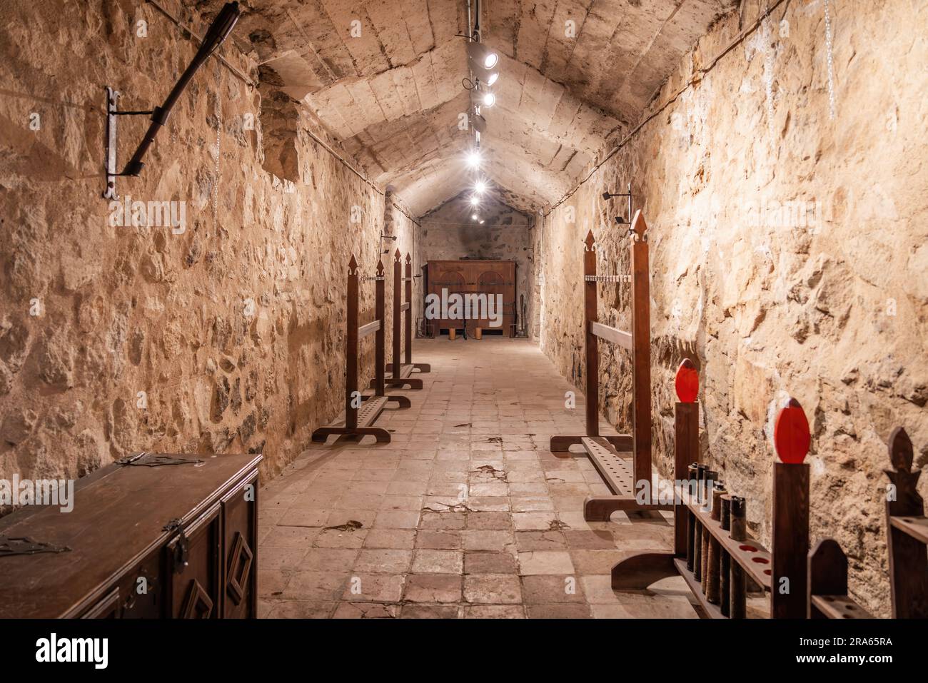 Armory at Consuegra Castle (Castle of La Muela) - Consuegra, Castilla ...
