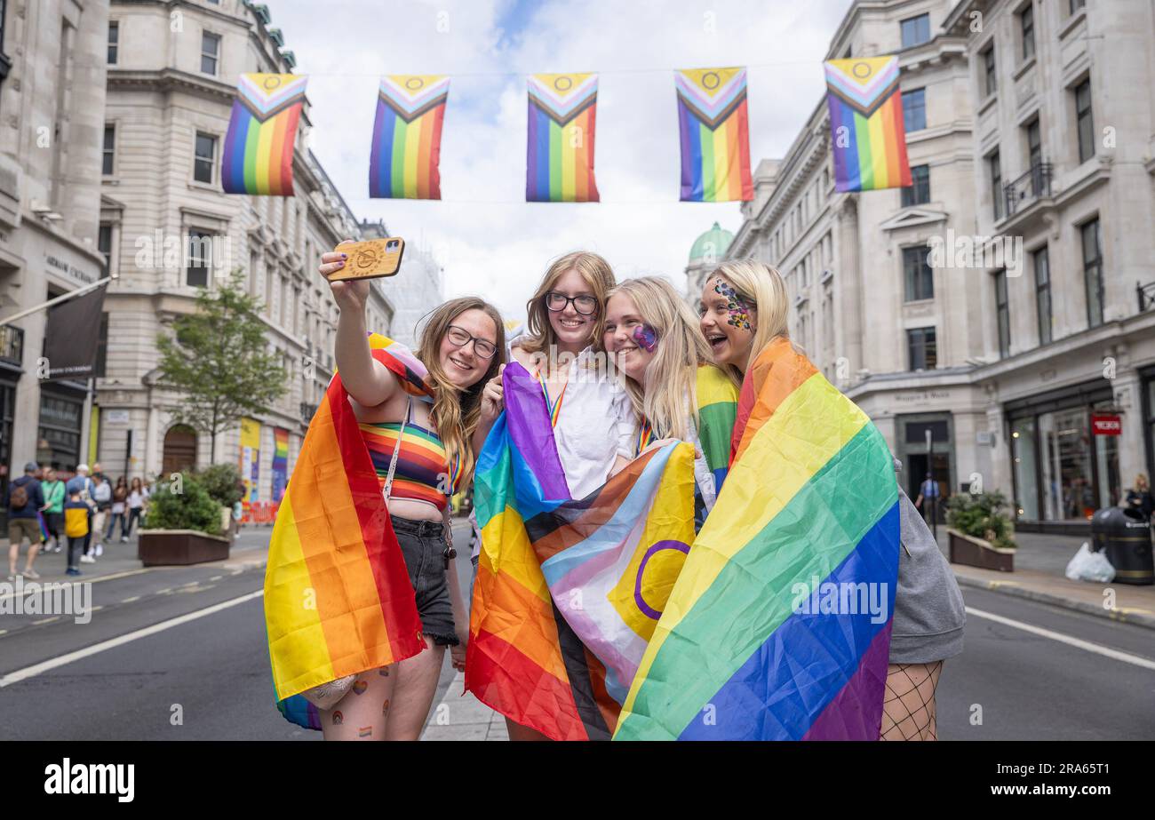 EDITORIAL USE ONLY (Left-right) Isabel Cato, Ashleigh Tory, Charley ...