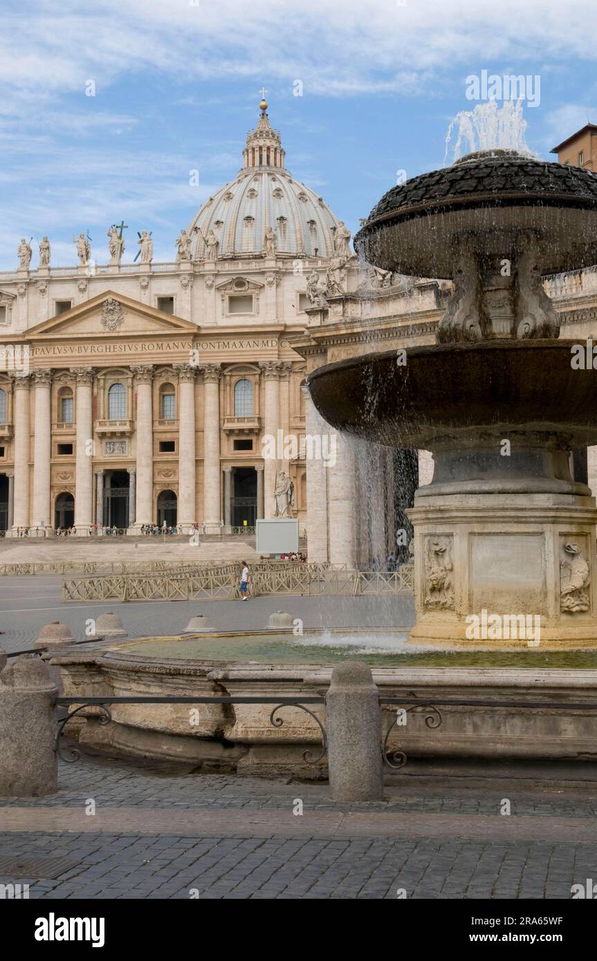 Fountain, Stato della Citta del Vaticano, San Pietro Basilica, Basilica ...