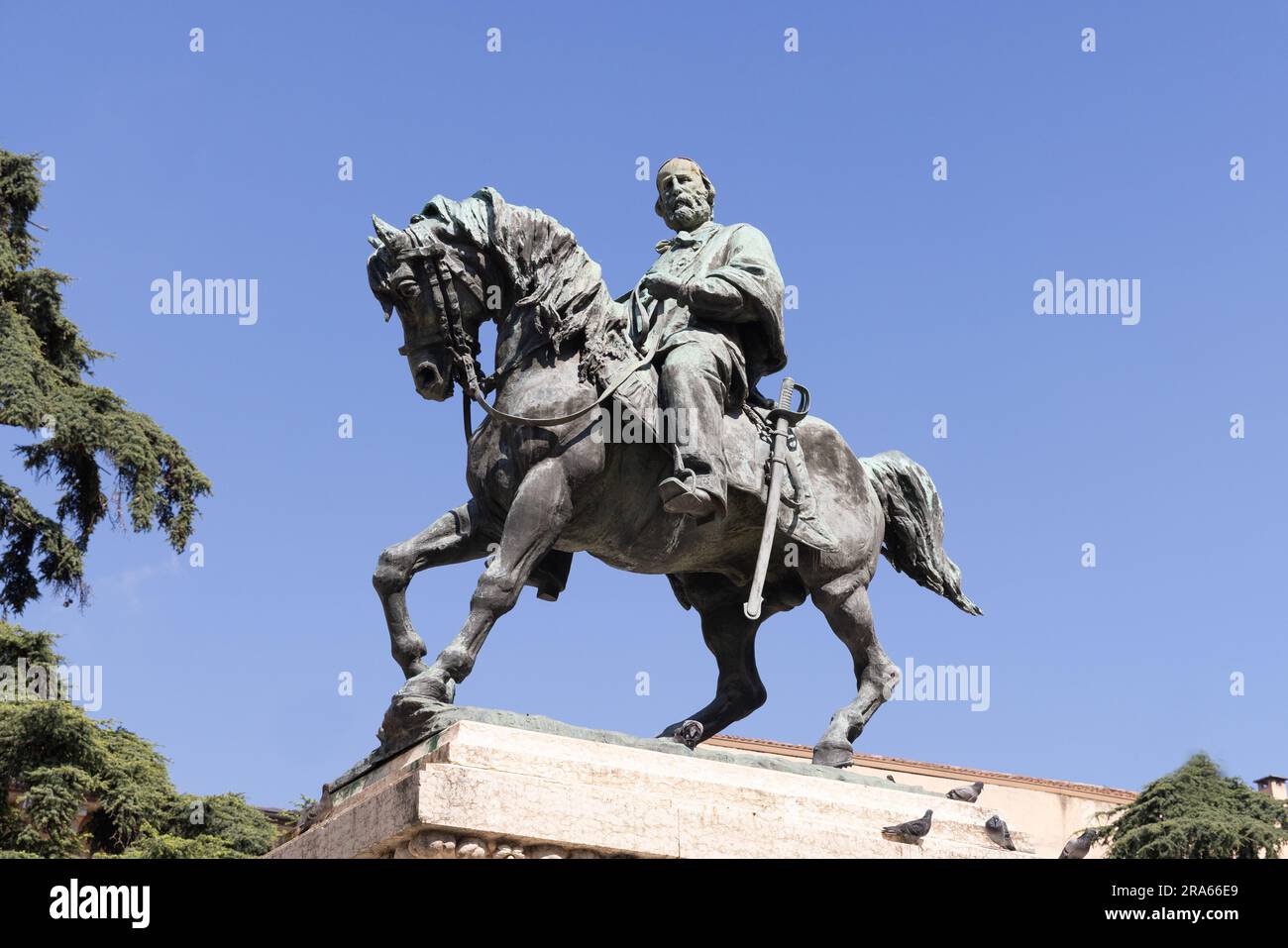 Giuseppe Garibaldi On Horseback Italian Unification Italy Giuseppe
